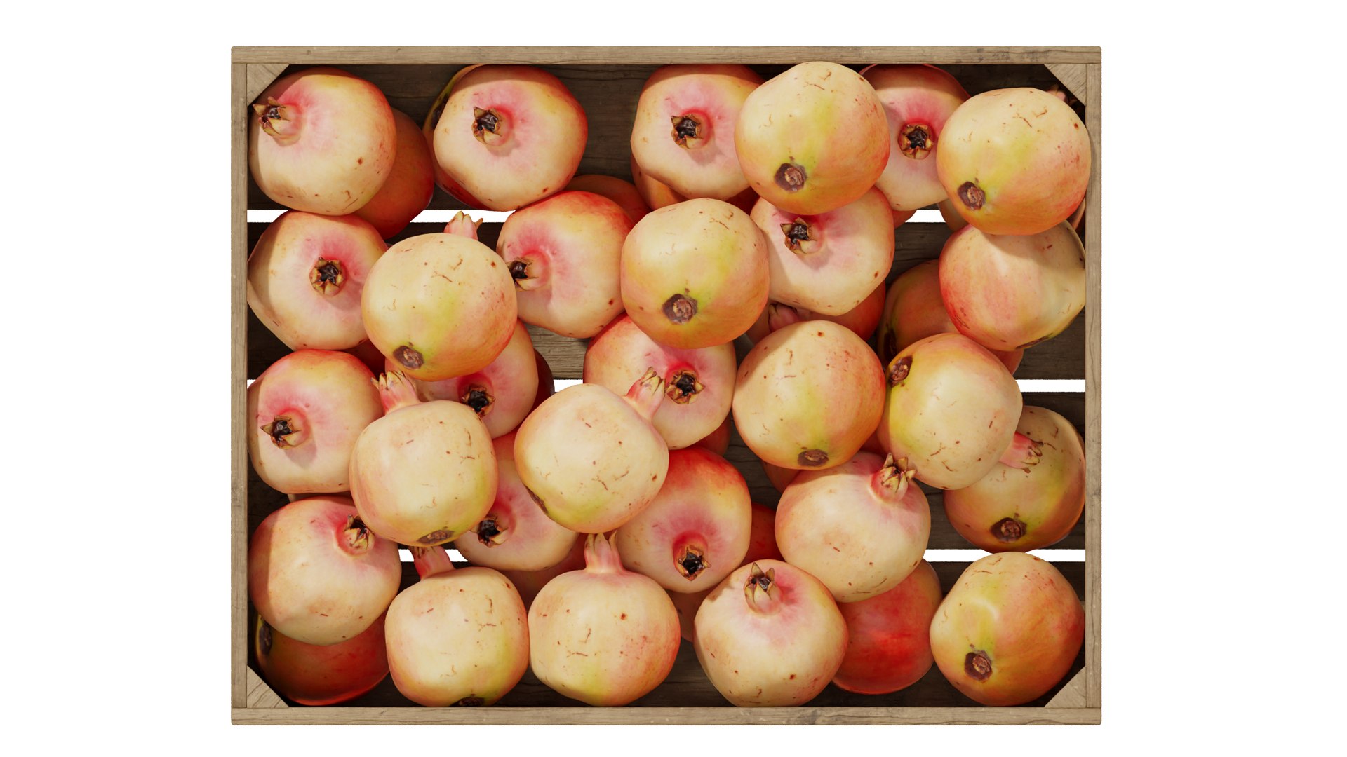3D Pomegranate Crates - TurboSquid 1967165