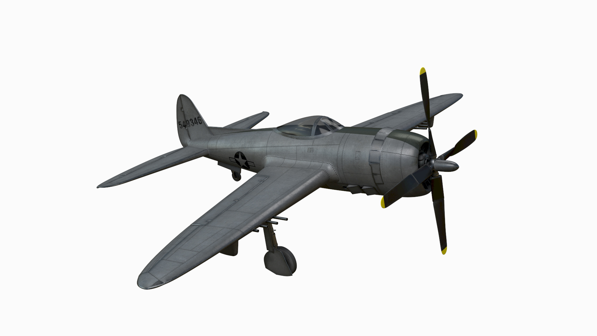 Propeller Airplane 8K PBR Textures 3D Model - TurboSquid 2297657