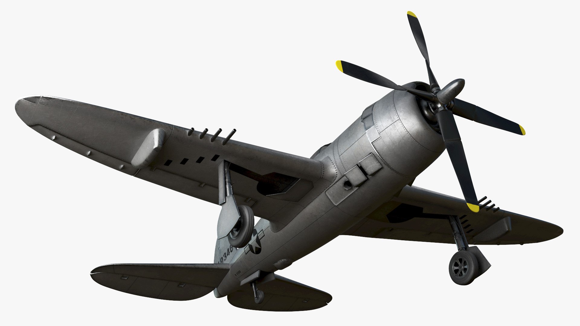 Propeller Airplane 8K PBR Textures 3D Model - TurboSquid 2297657