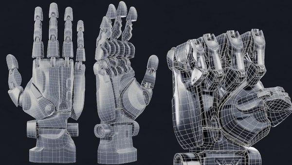 Mech hand rig 3D model - TurboSquid 1692655