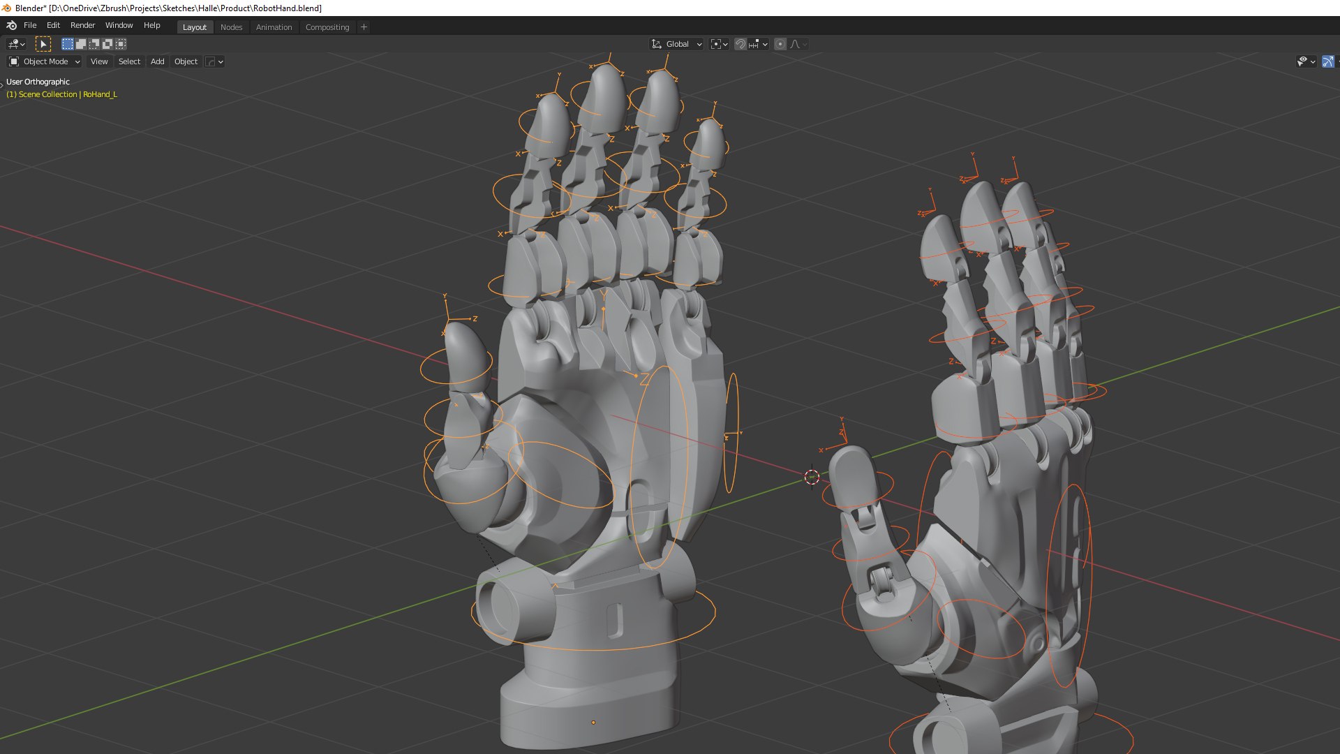 Mech Hand Rig 3D Model - TurboSquid 1692655