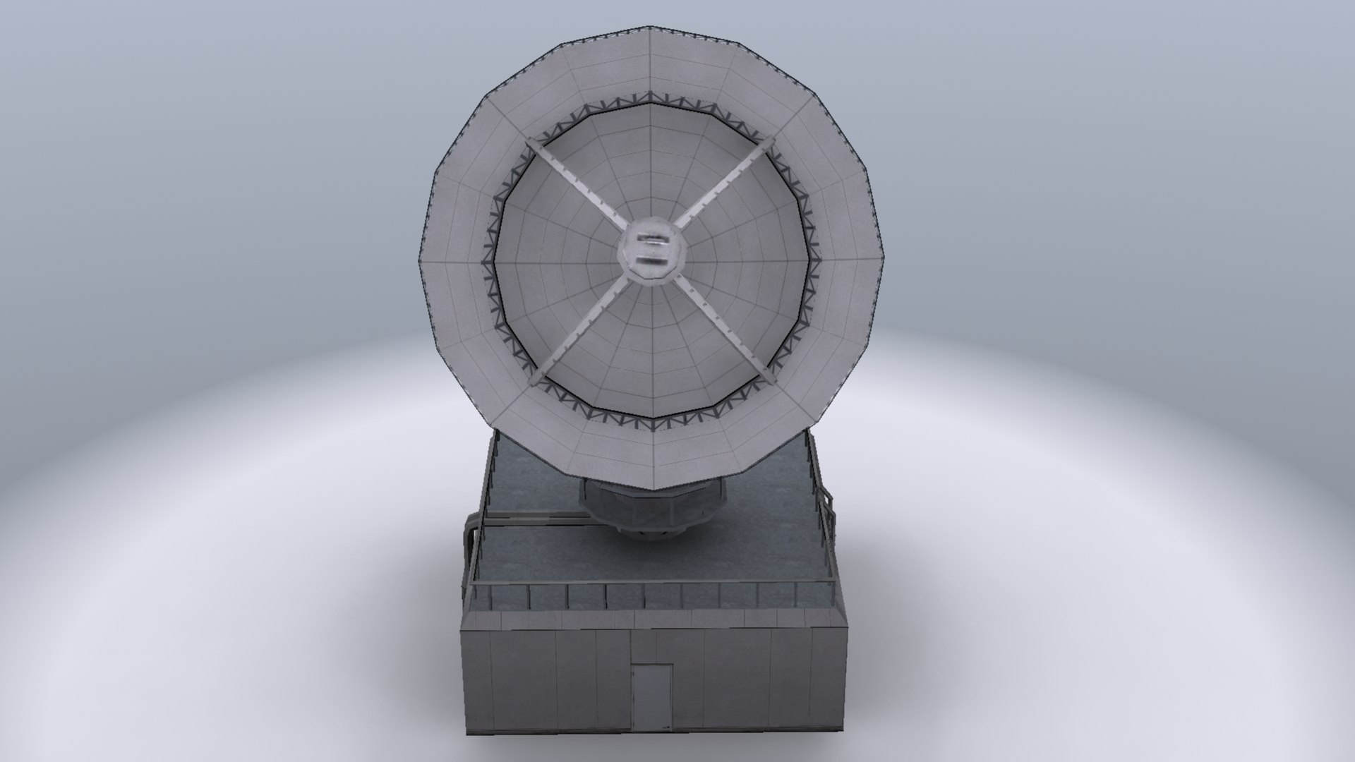 3d 3ds Radar Radio Dish