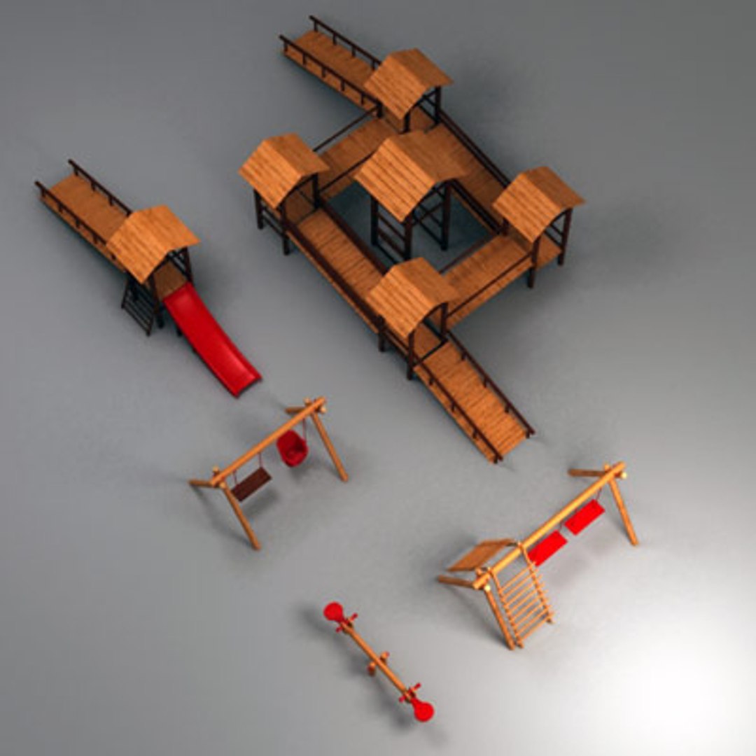 Wooden Playground Elements Max