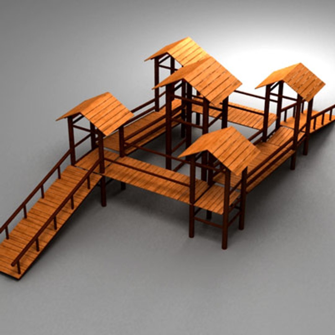 Wooden Playground Elements Max