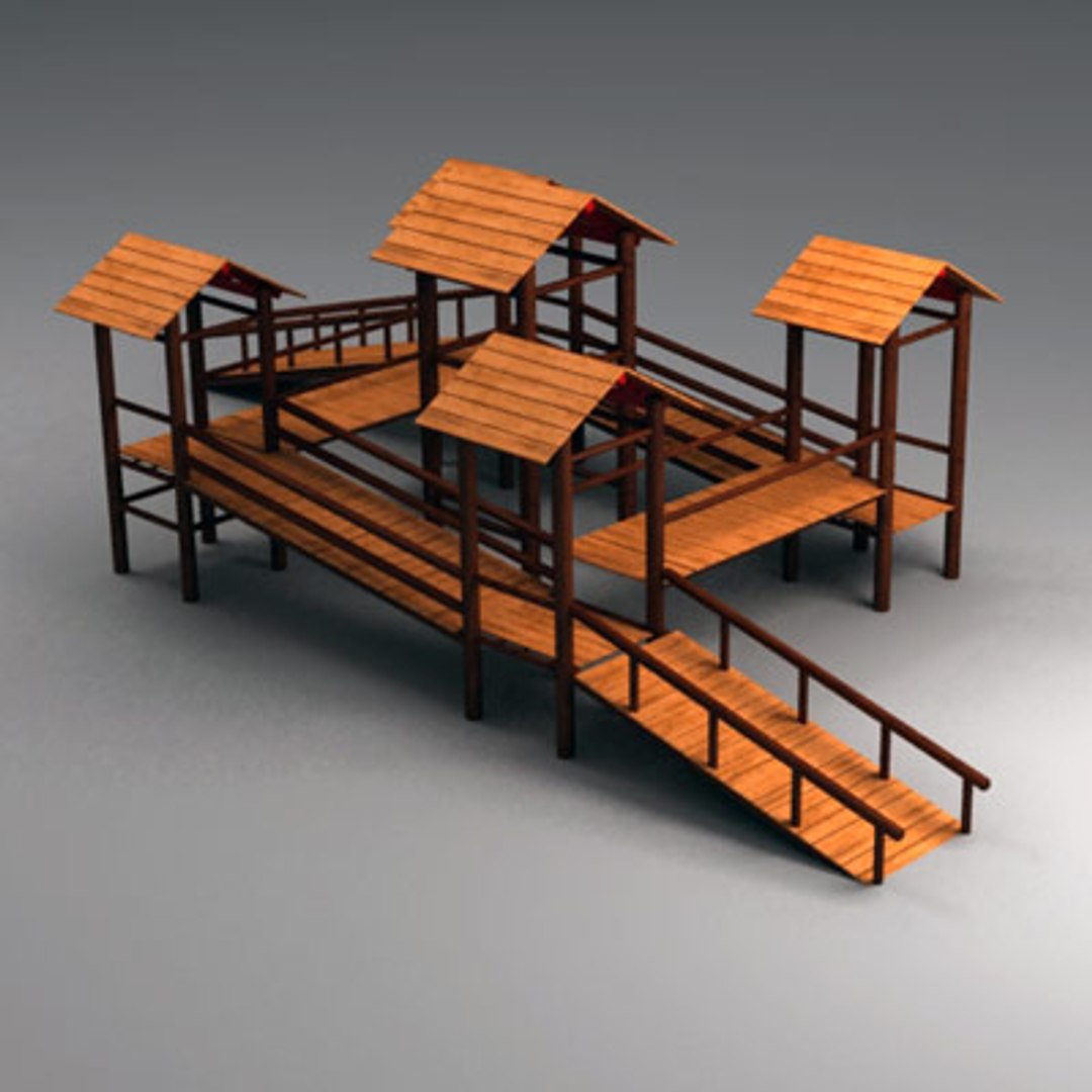 Wooden Playground Elements Max