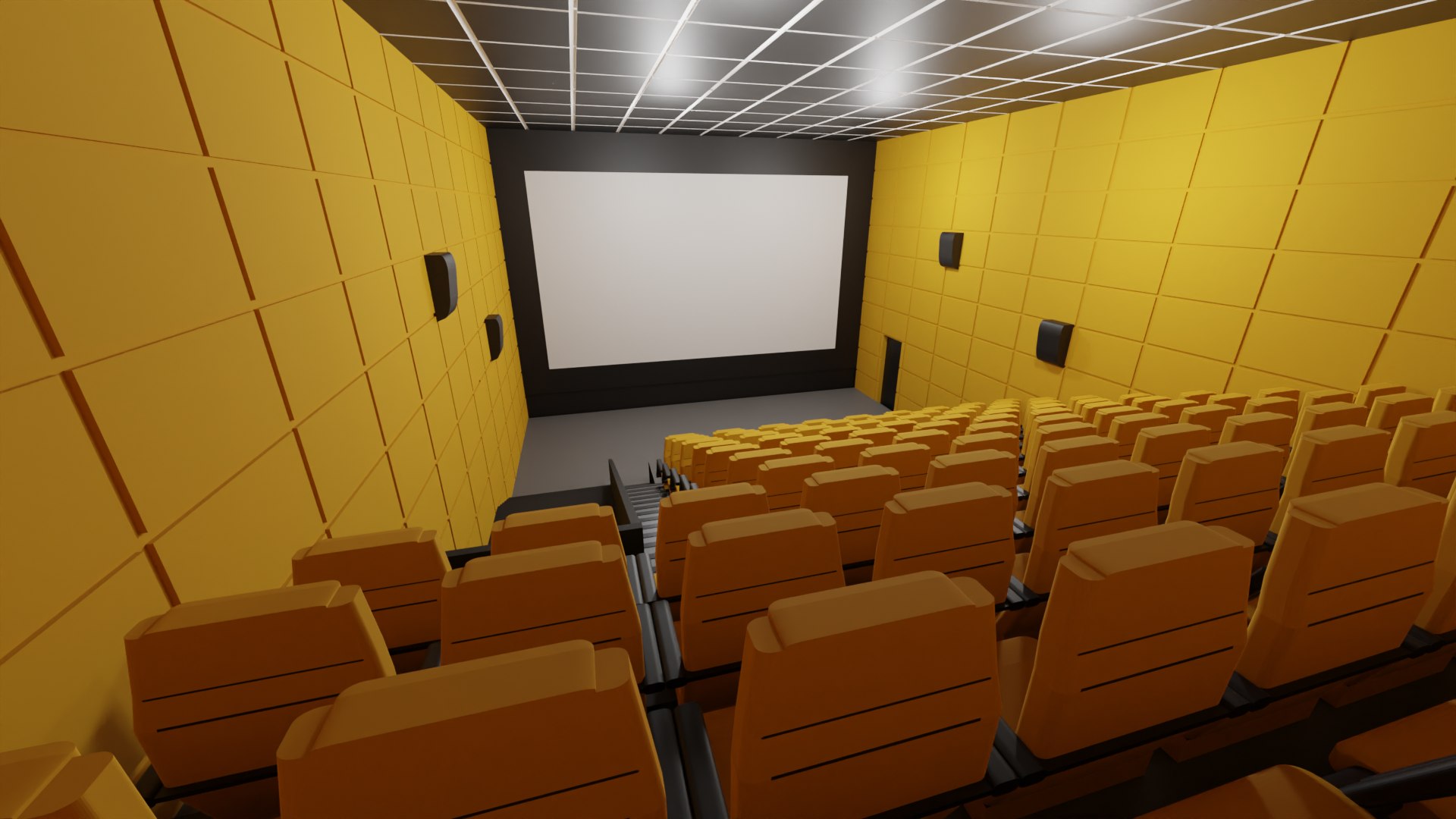 3D Model Cinema - TurboSquid 1924138