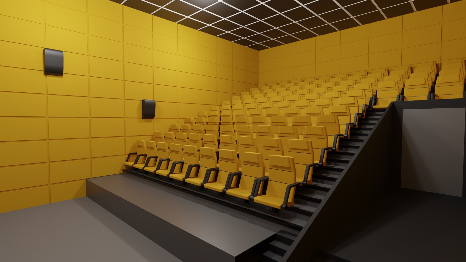3D Model Cinema - TurboSquid 1924138