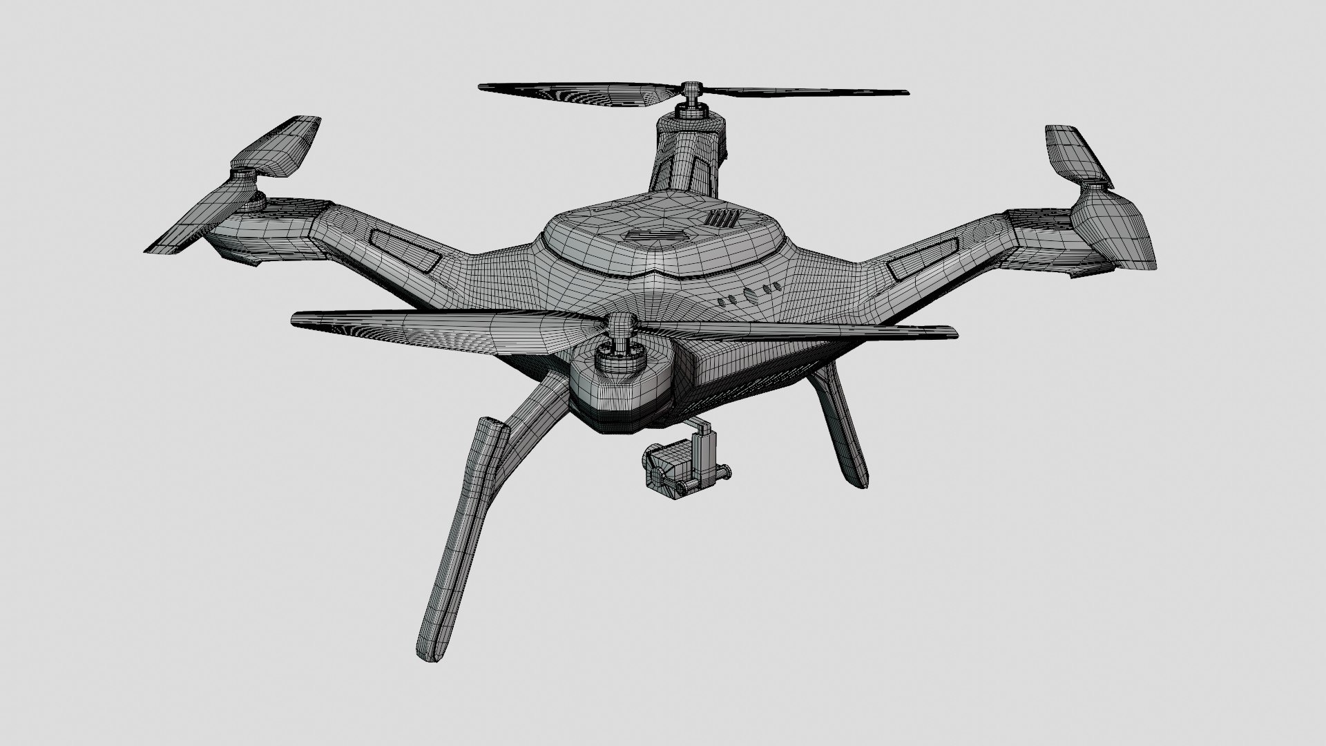 3D Model Simple Drone Free - TurboSquid 2081967