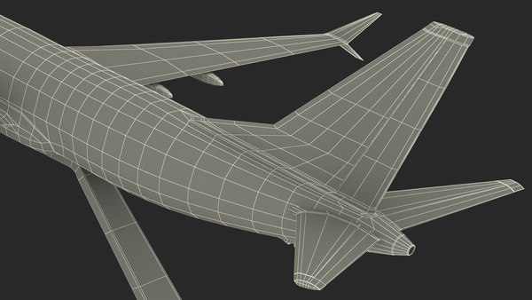 Boeing 737 Max 8 Scale Model with Stand 3D model - TurboSquid 1771801