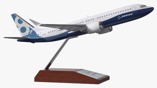 Boeing 737 Max 8 Scale Model with Stand 3D model - TurboSquid 1771801