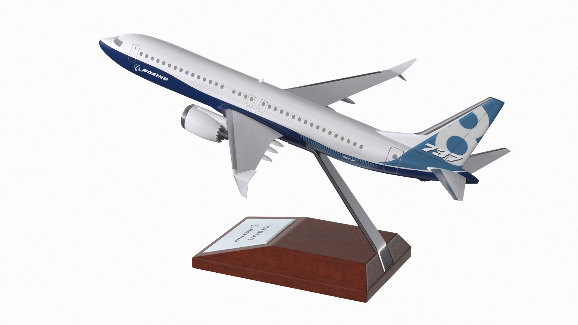 Boeing 737 Max 8 Scale Model With Stand 3D Model - TurboSquid 1771801