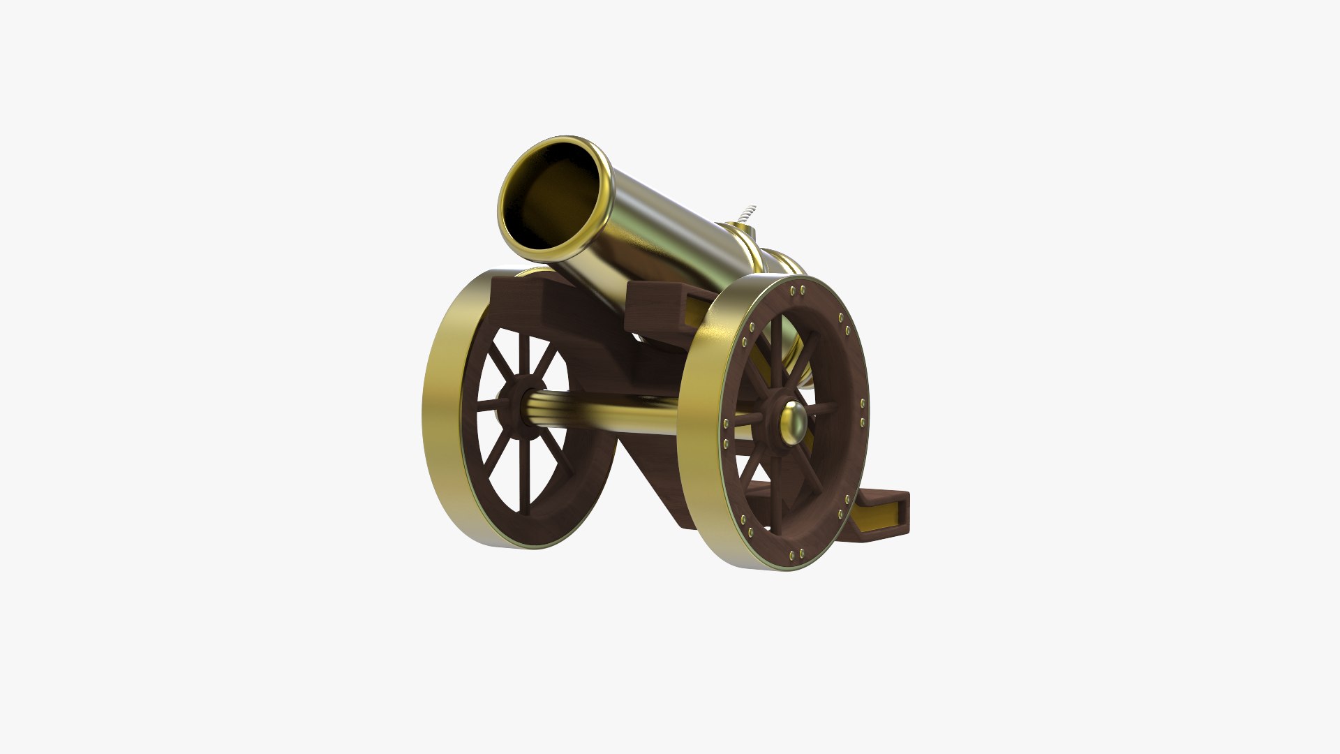 3D Model Cartoon Canon Deco - TurboSquid 2112415