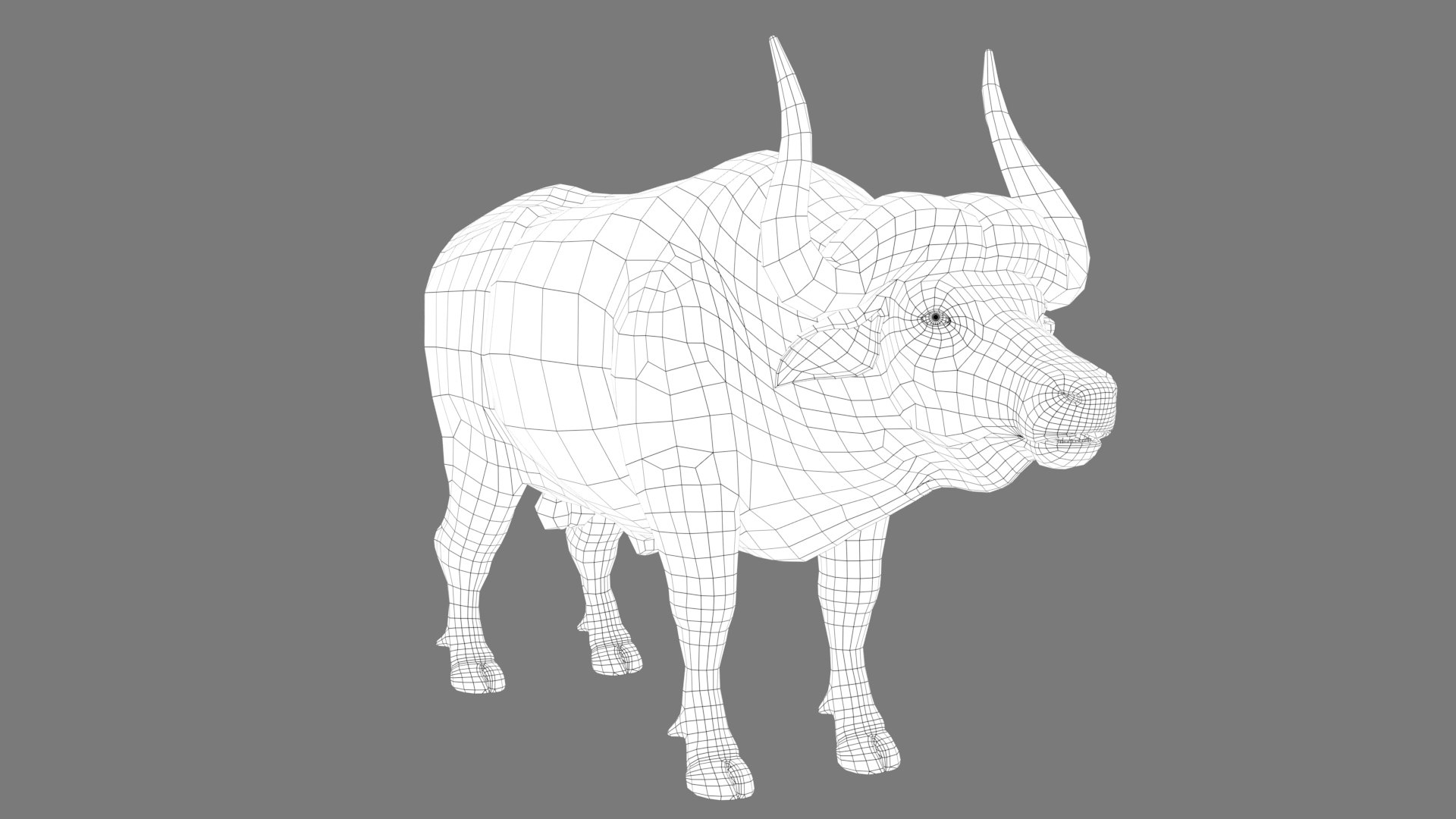 3D Buffalo Model - TurboSquid 1373752