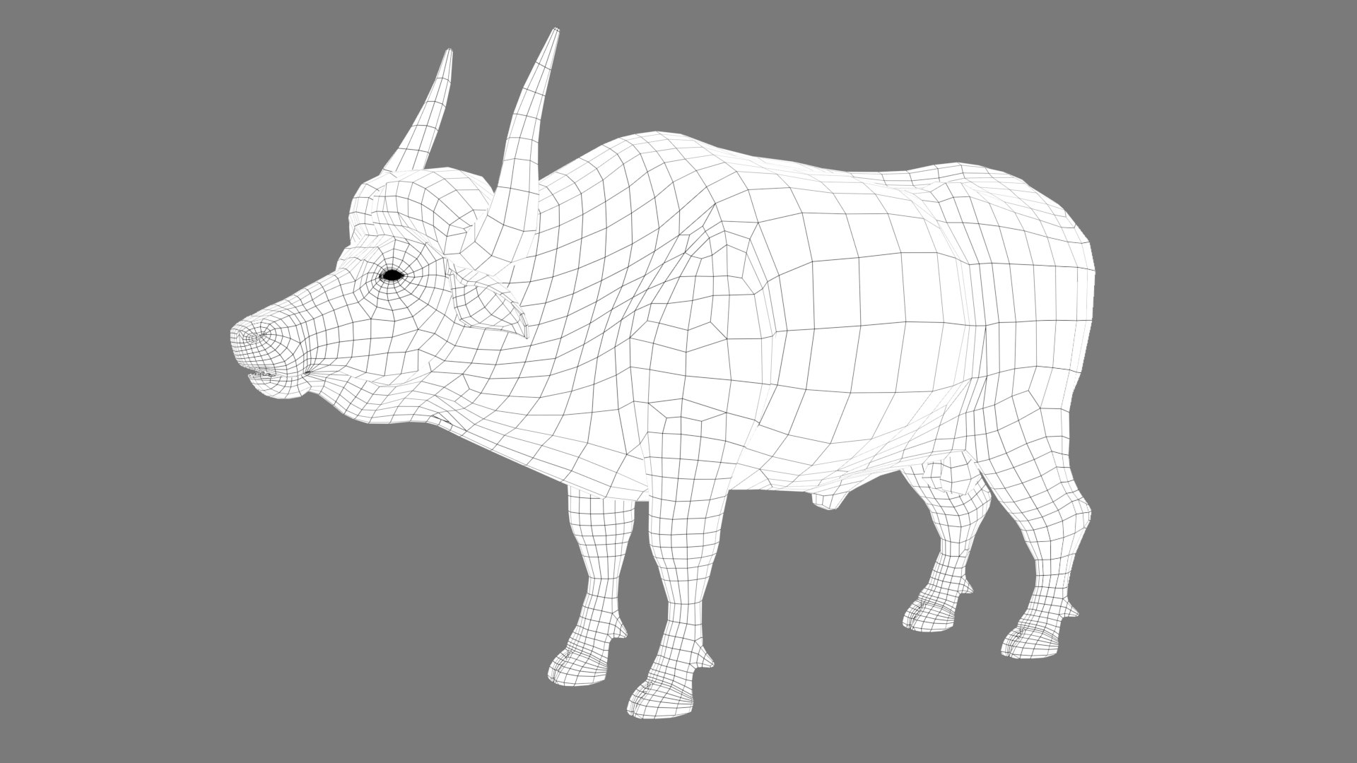 3D Buffalo Model - TurboSquid 1373752