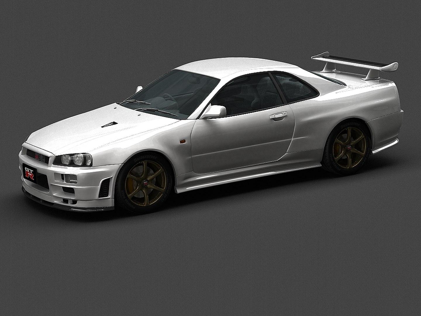 3d Nissan Skyline Gt-r R34 Model
