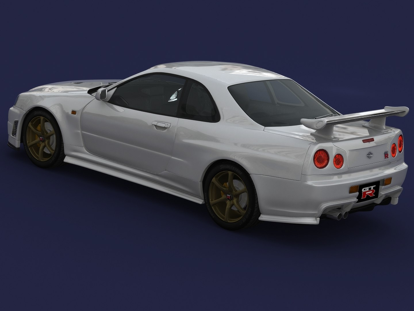 3d Nissan Skyline Gt-r R34 Model