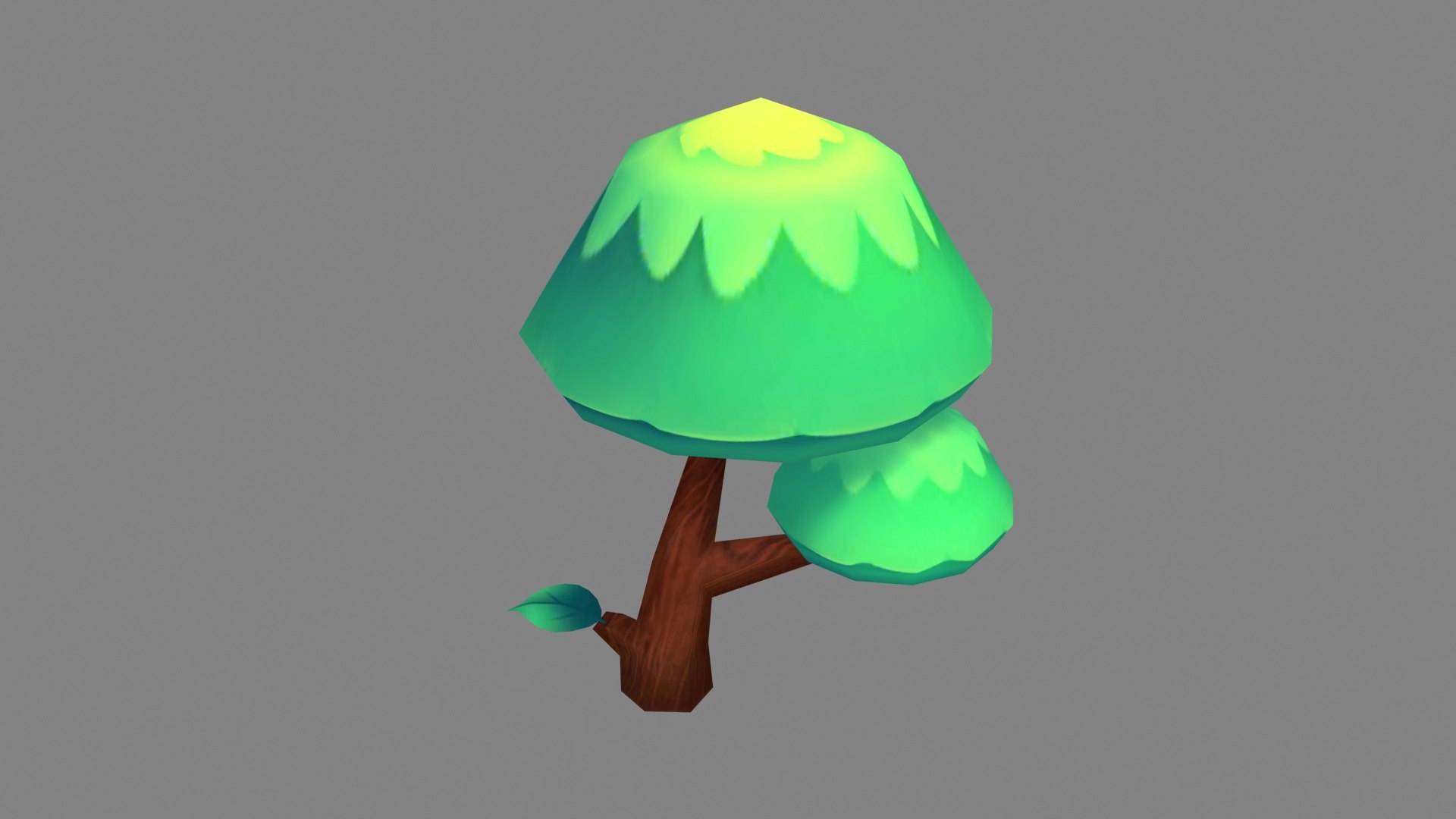 3D Cartoon Small Tree - TurboSquid 2259585