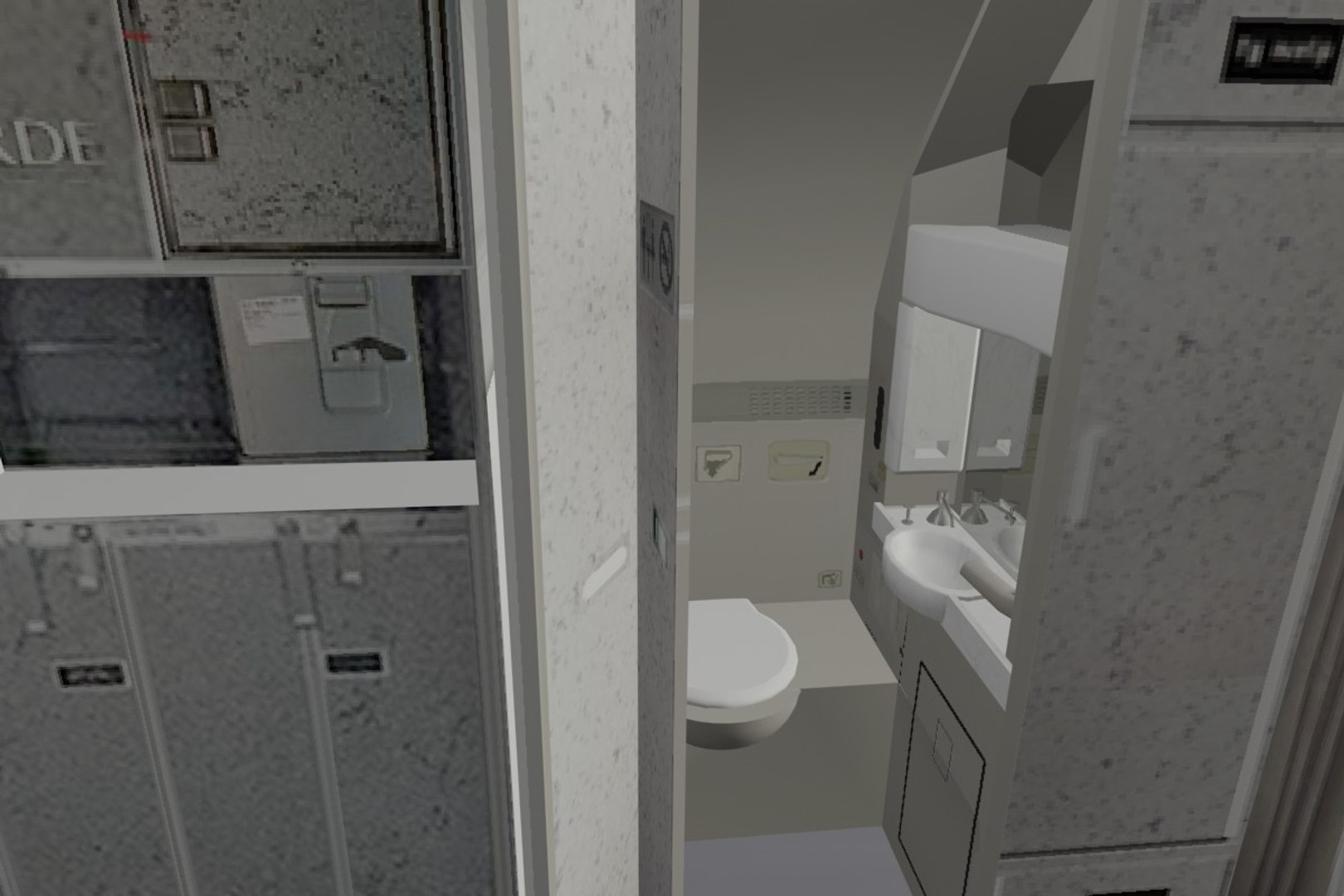 3d model interior concorde