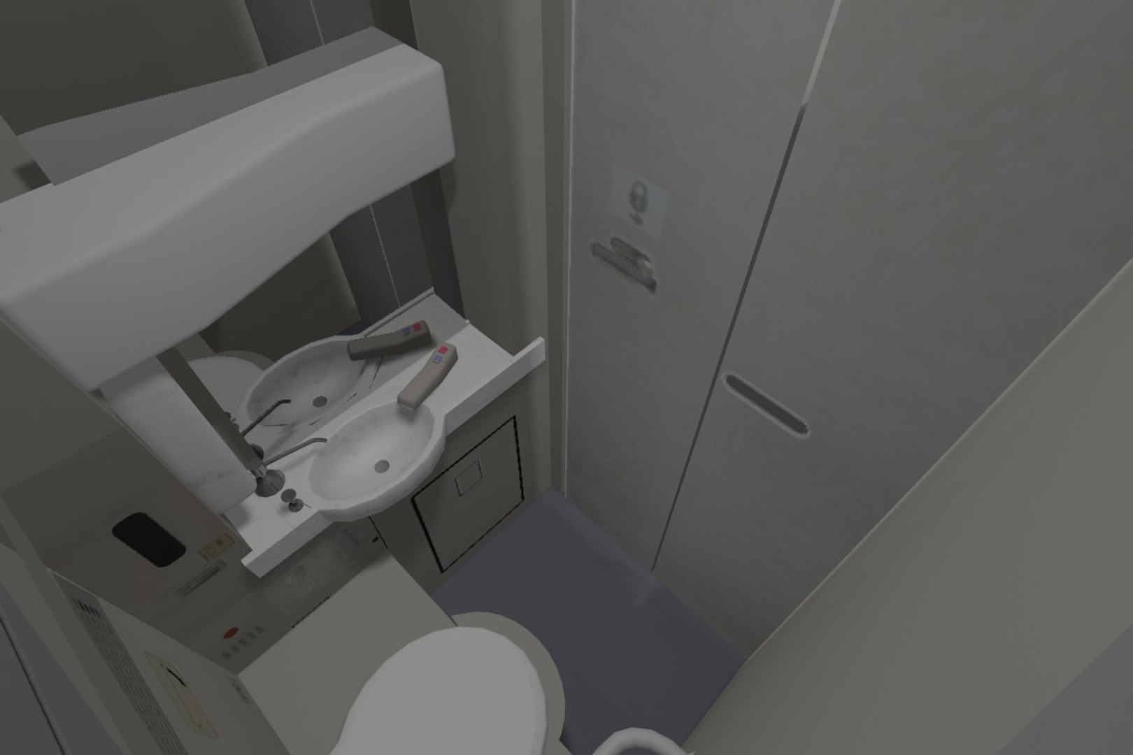 3d model interior concorde