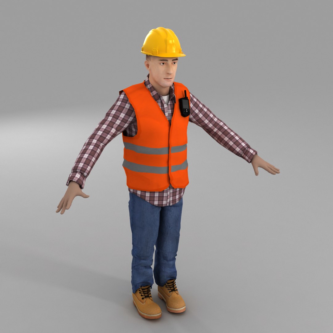 Ma Construction Worker Rigged