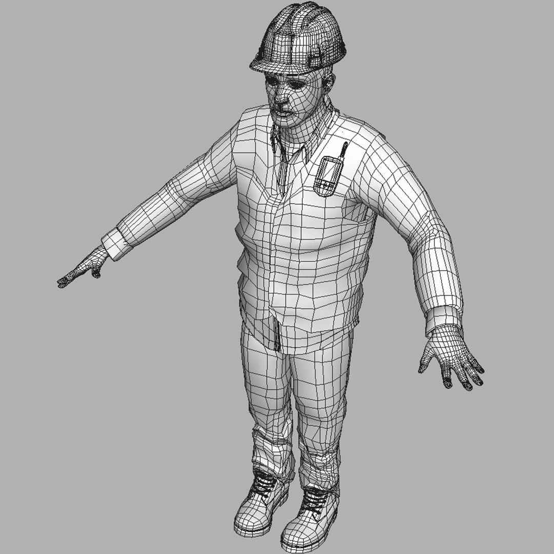 Ma Construction Worker Rigged