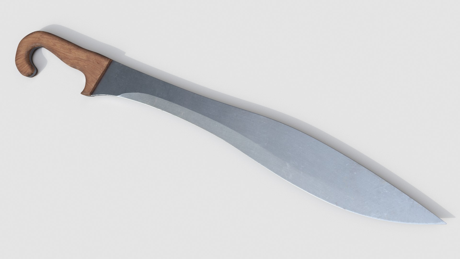 3D falcata sword knife - TurboSquid 1683926