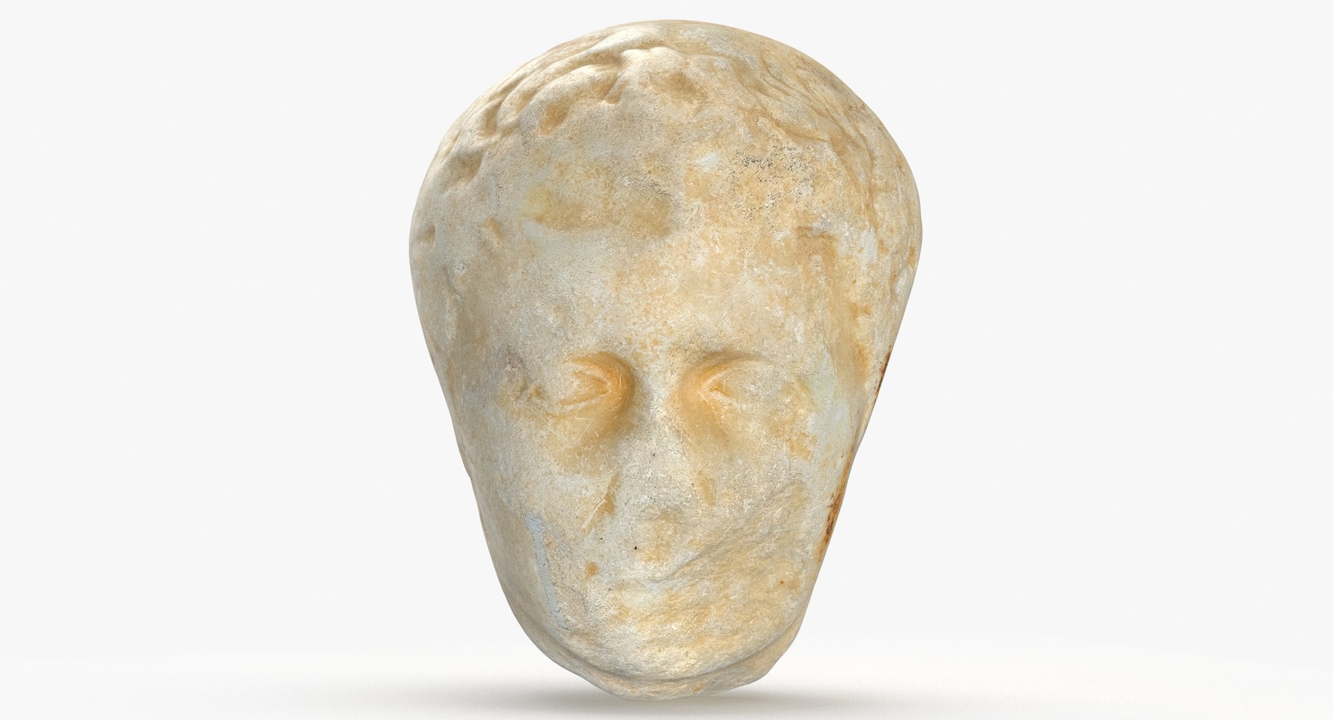 Ancient Head Statue 01 3D Model - TurboSquid 1829965