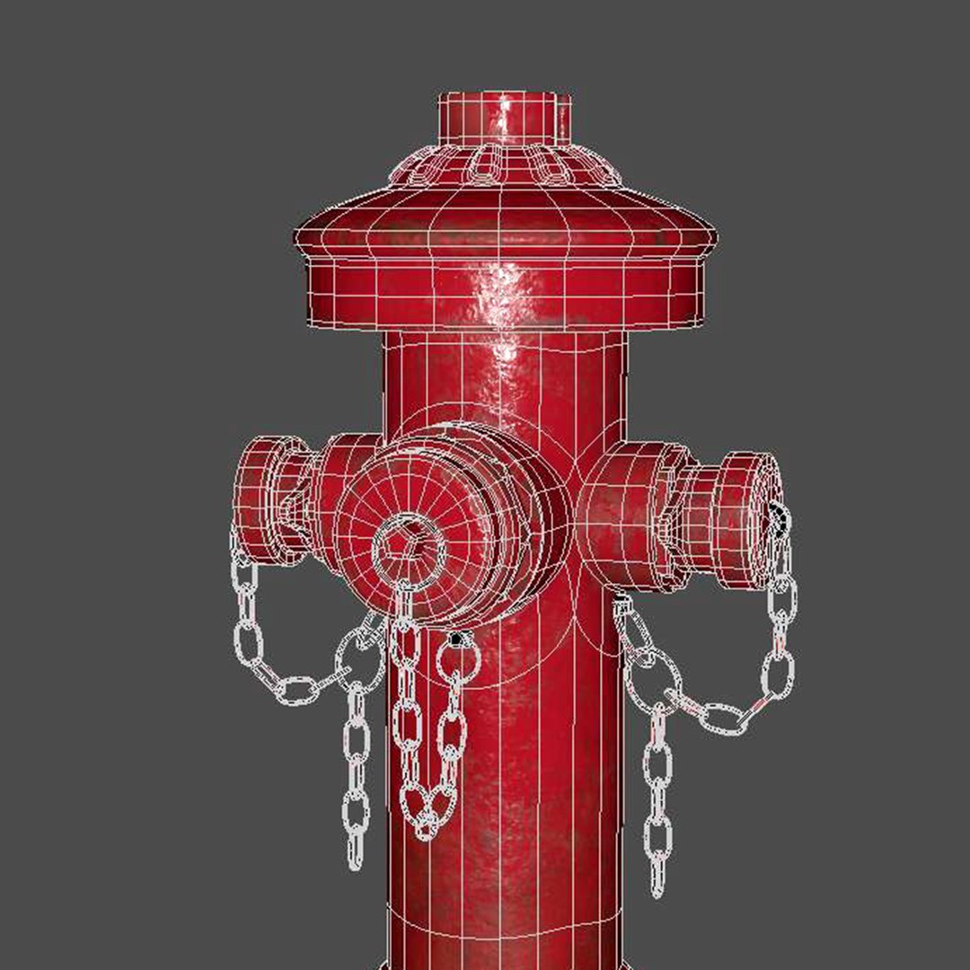 3D hydrant - TurboSquid 1168239