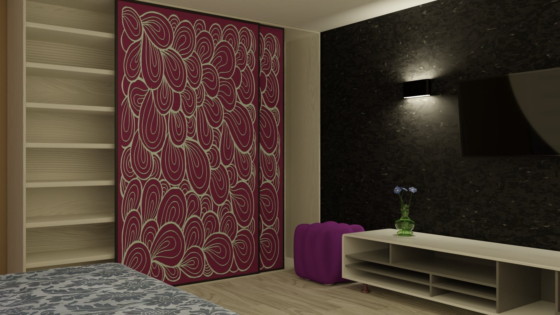 Bedroom Interior Scene For Blender 3D 3D Model 3D - TurboSquid 1715593