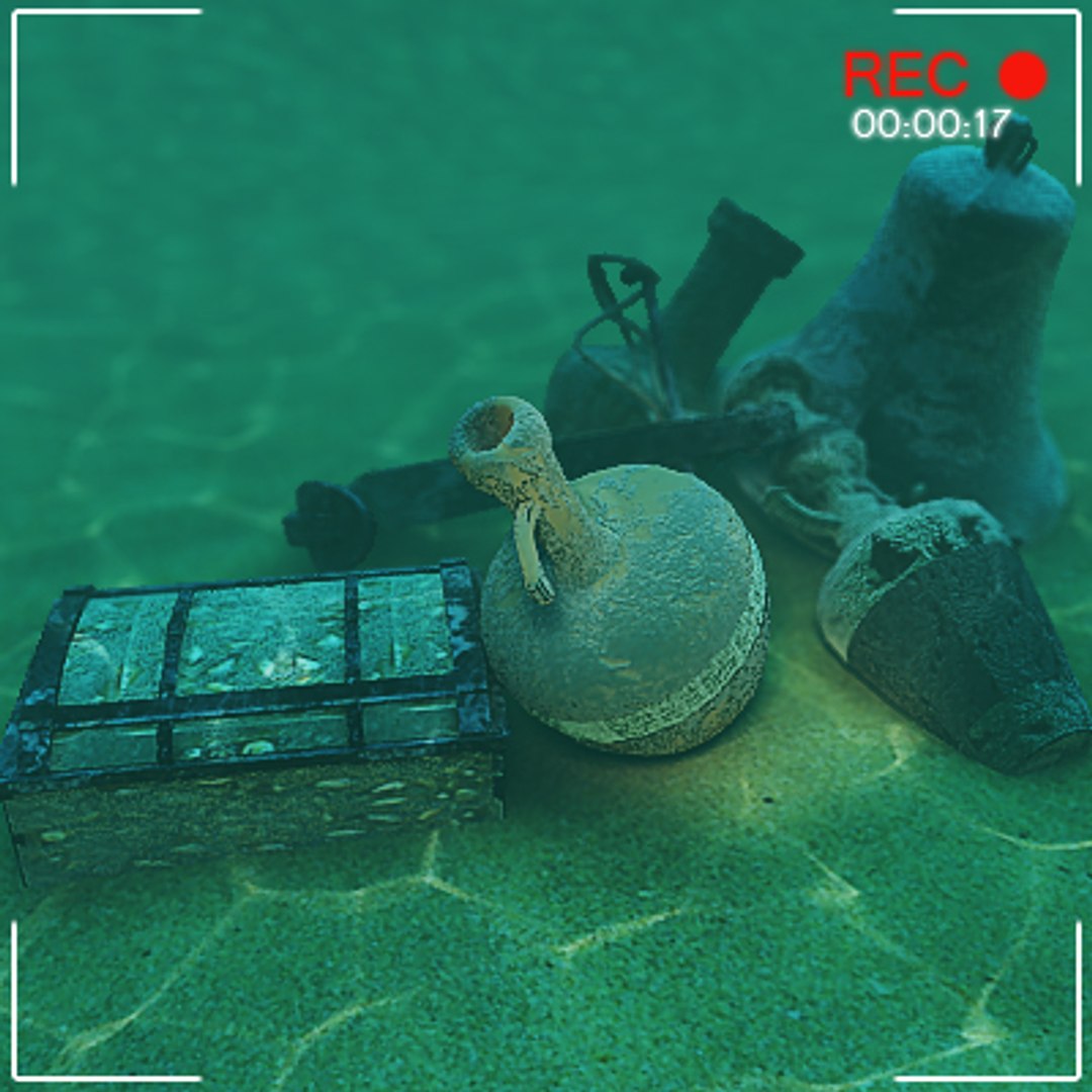 3d model sunk objects sunken