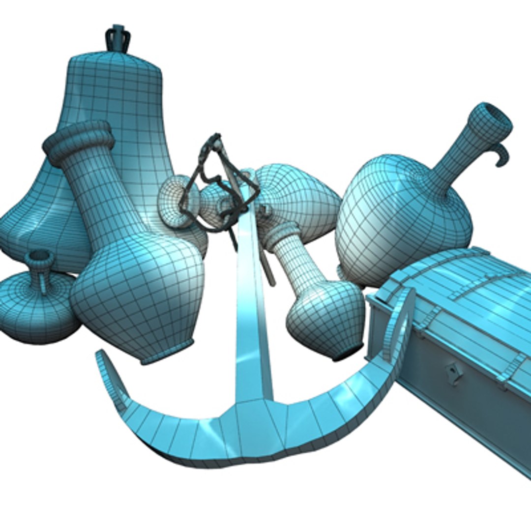 3d model sunk objects sunken