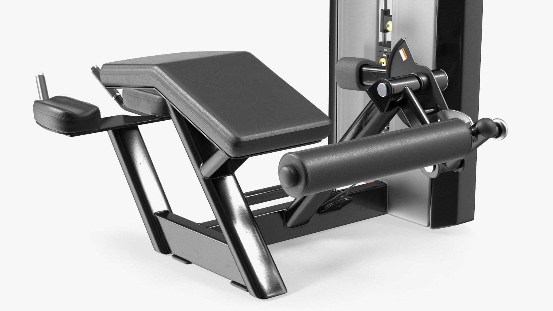 3D Freemotion Prone Leg Curl Trainer Black Rigged - TurboSquid 2113259
