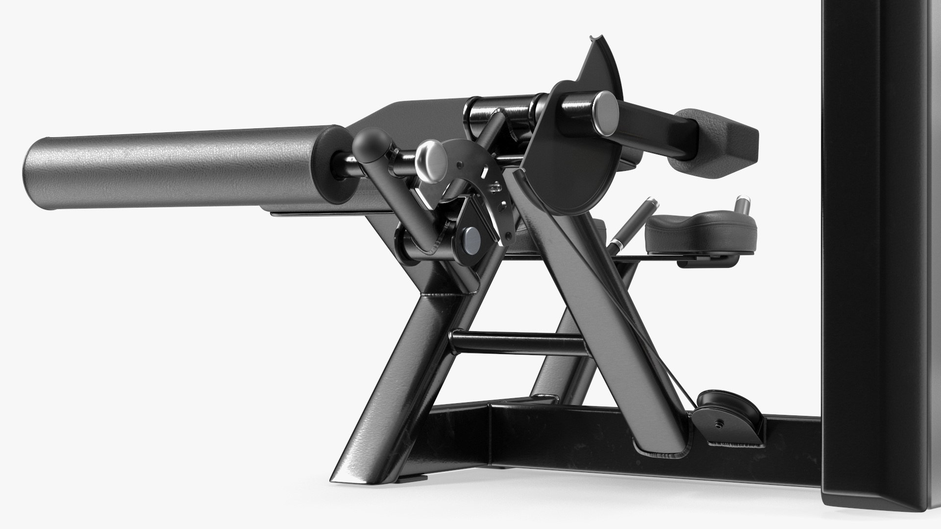 3D Freemotion Prone Leg Curl Trainer Black Rigged - TurboSquid 2113259
