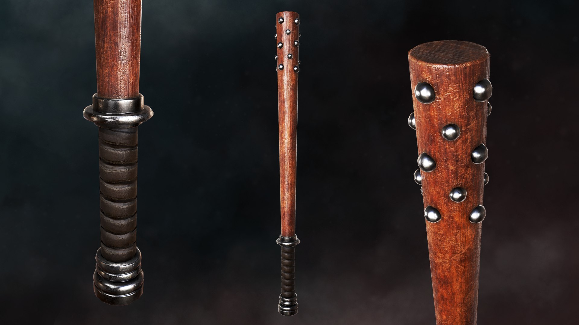 Pack medieval weapons blunt 3D model - TurboSquid 1225953