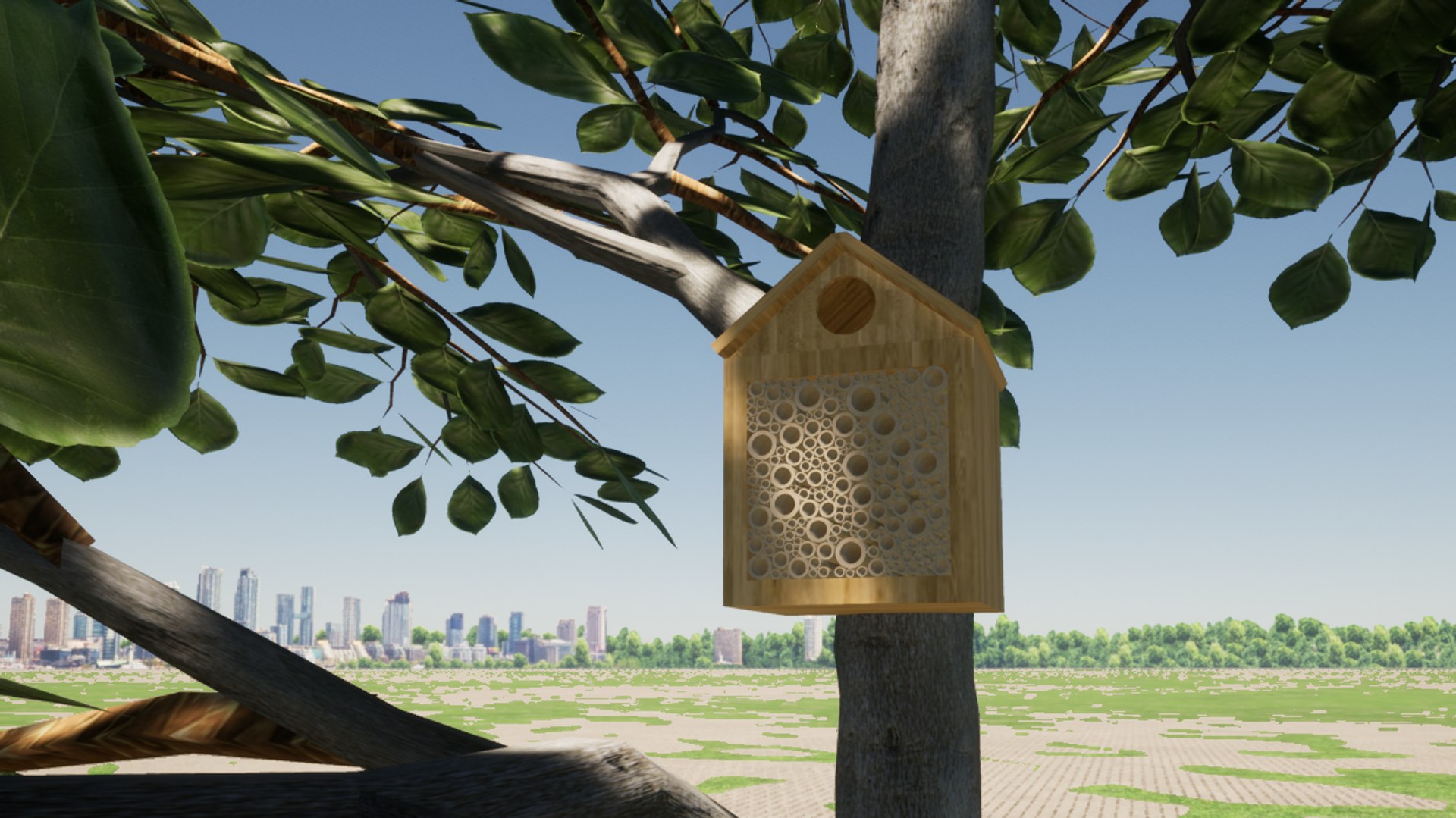 Wooden Insect Box Bee 3D Model - TurboSquid 1632019