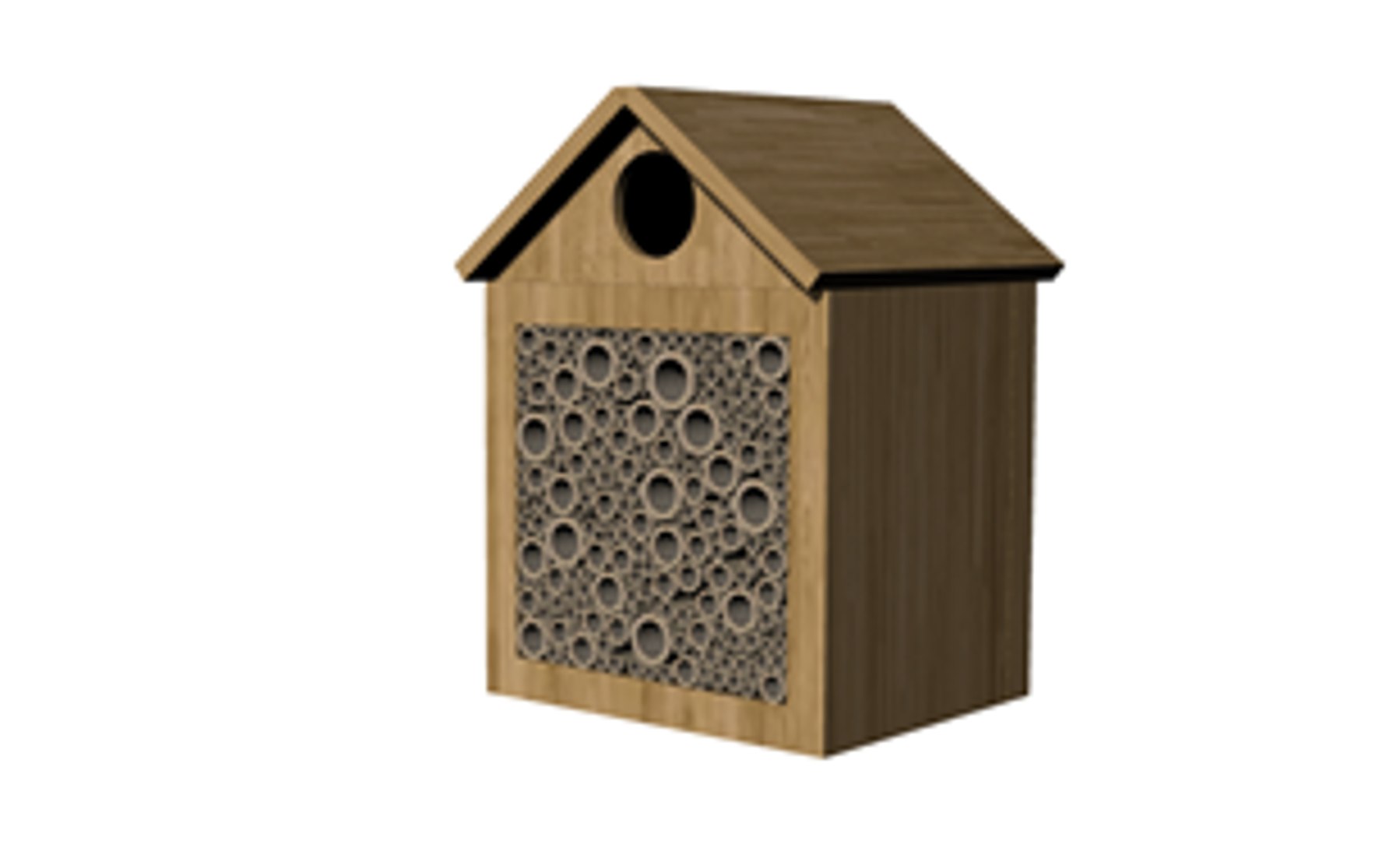 Wooden Insect Box Bee 3D Model - TurboSquid 1632019