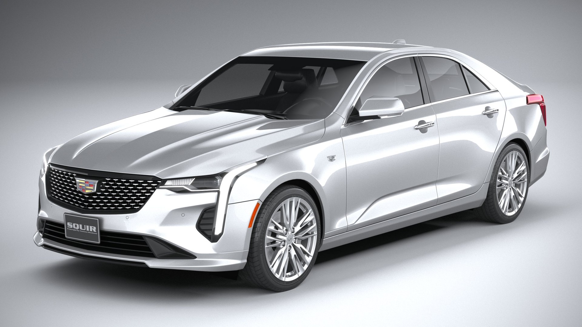 Cadillac ct4 2020 3D model - TurboSquid 1534703