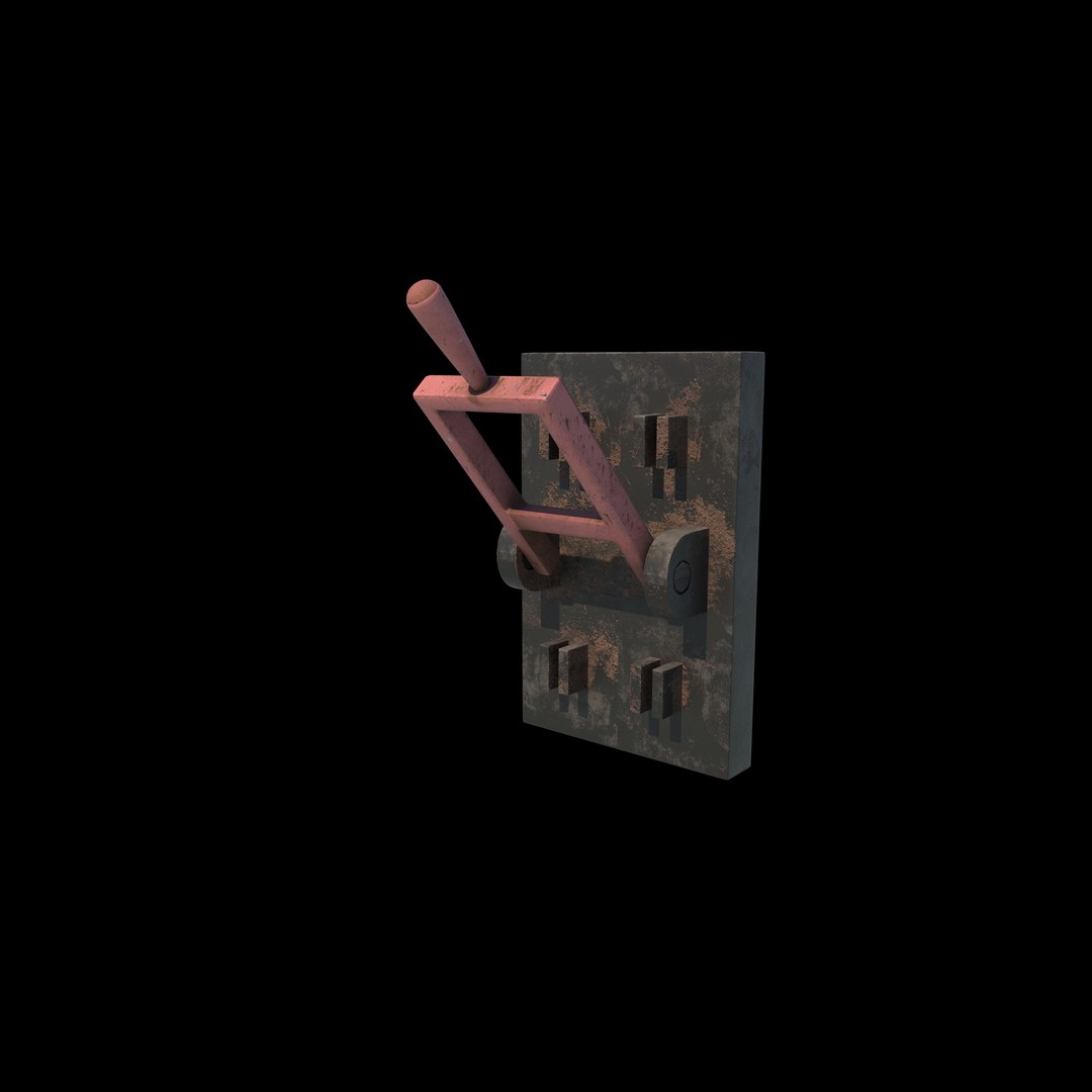 Rusted Lever Switch 3D Model 3D Model - TurboSquid 2356586