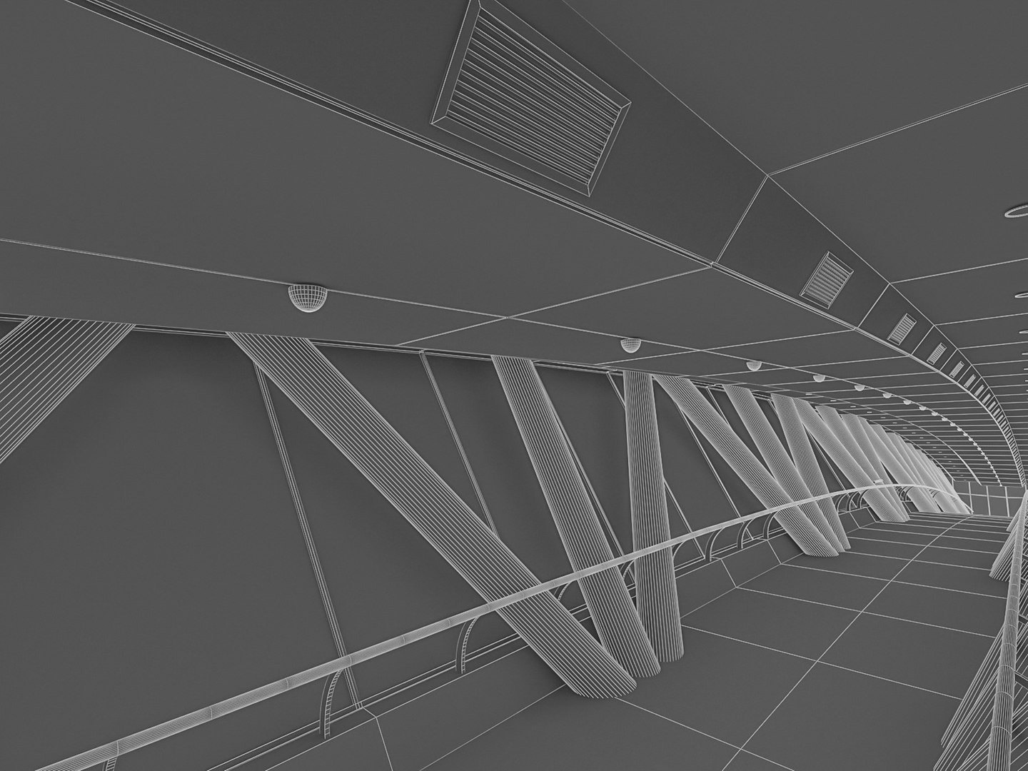 Kingdom Centre Skybridge Interior(1) Model - TurboSquid 1751223