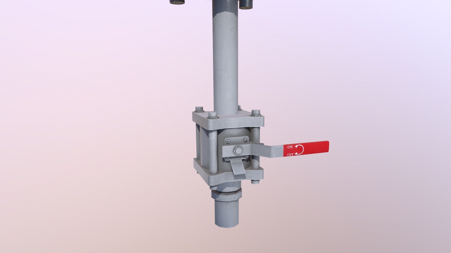 3D Model Pipe Bend And Valves - TurboSquid 2291981