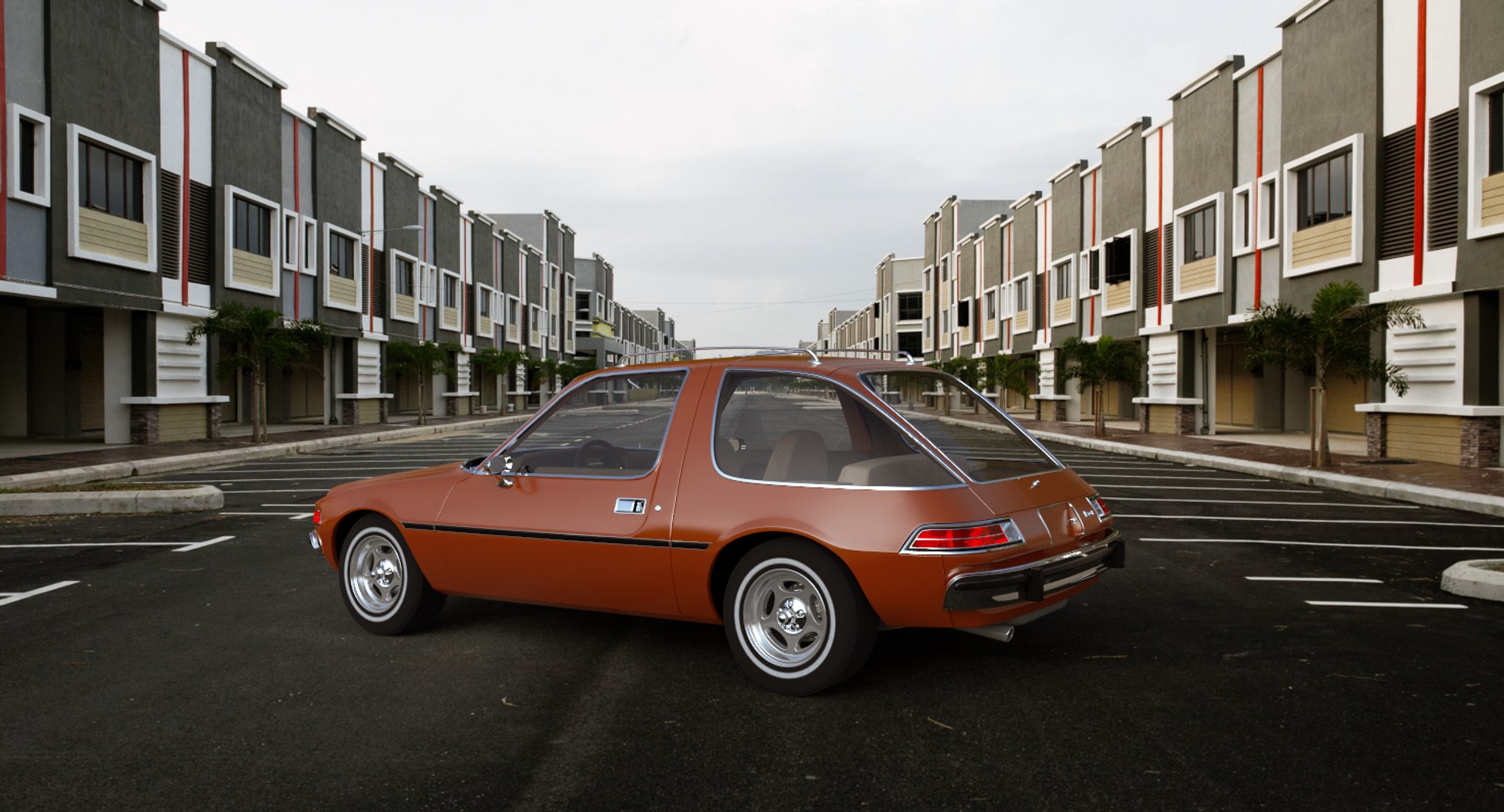 3d Model Car Amc Pacer