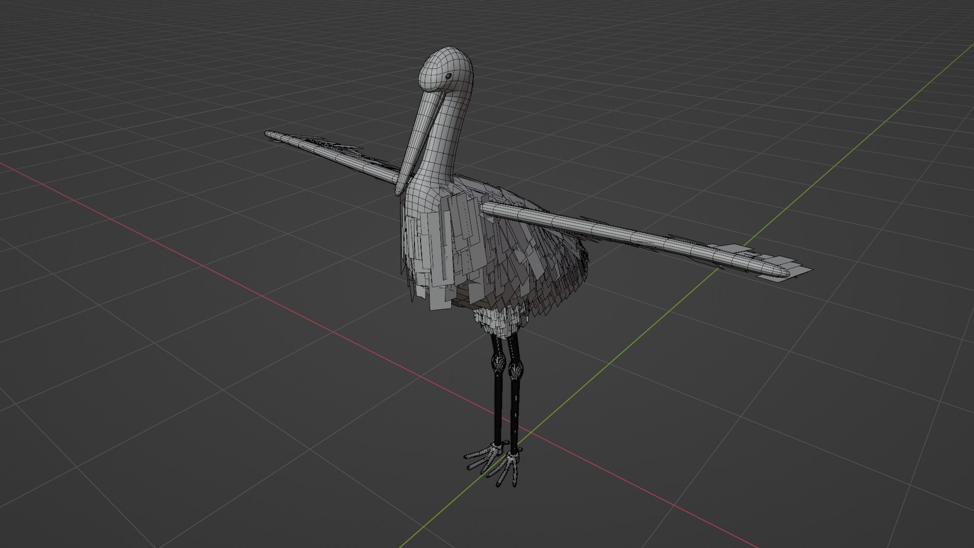3D Stork - TurboSquid 2069758