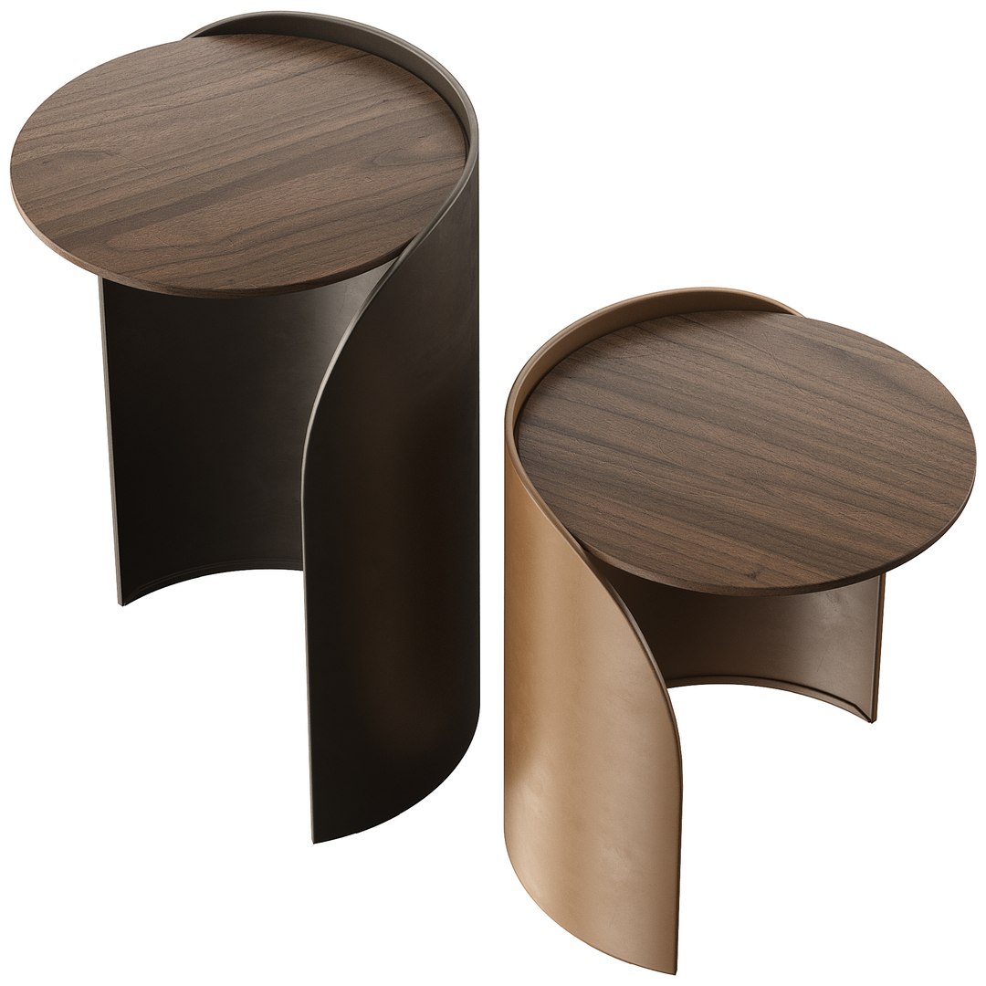 3D Vida Side Tables By Davis Furniture Model - TurboSquid 2237842
