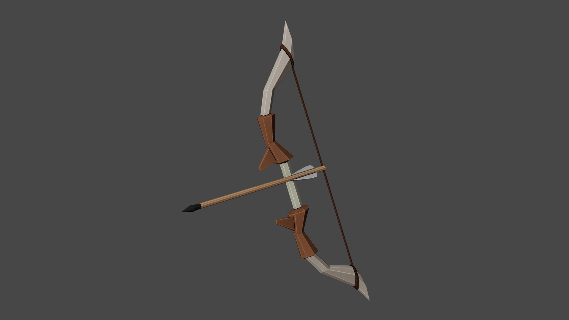 Low Poly Bows 3D Model - TurboSquid 2223519