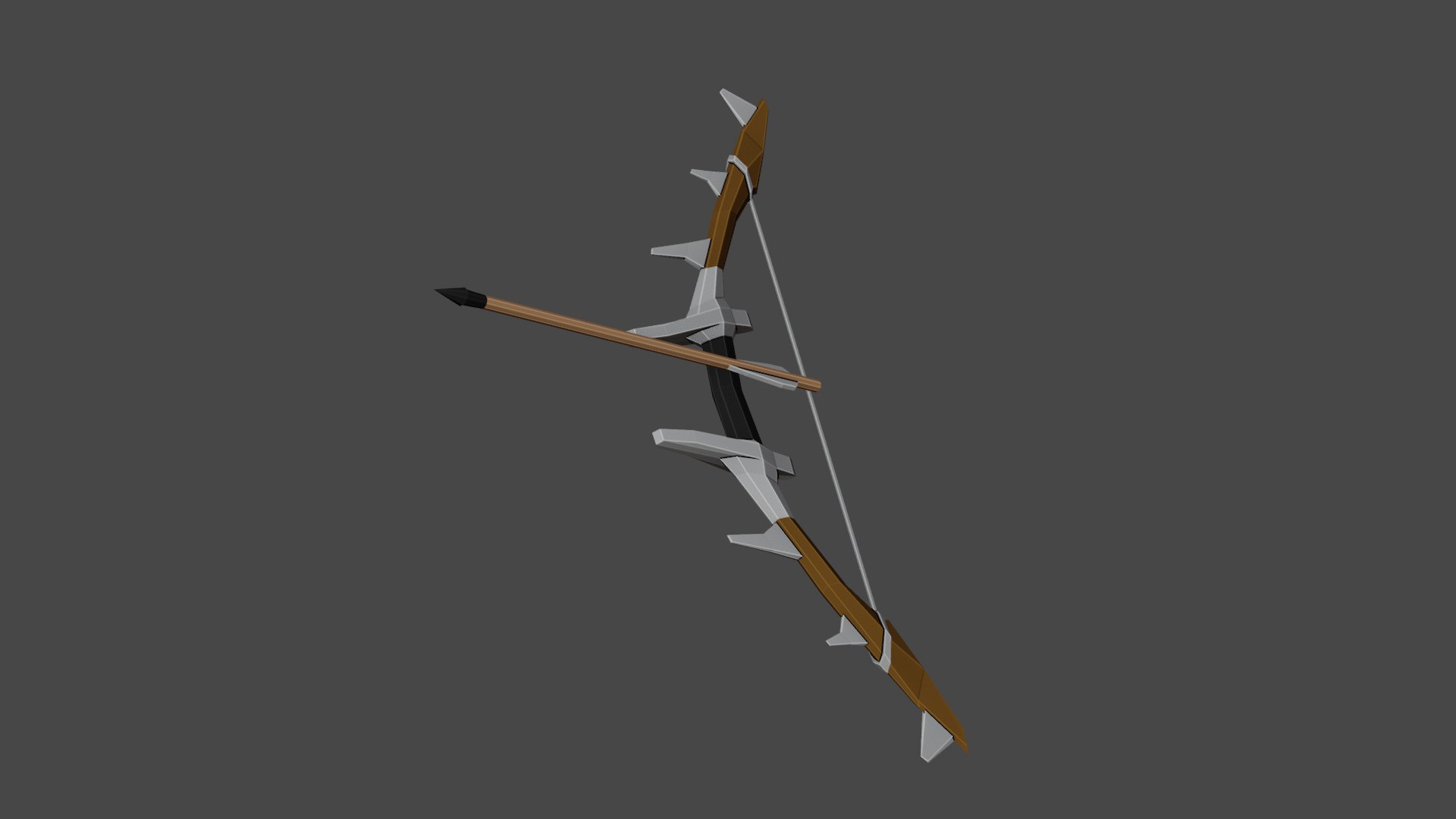 Low Poly Bows 3D Model - TurboSquid 2223519