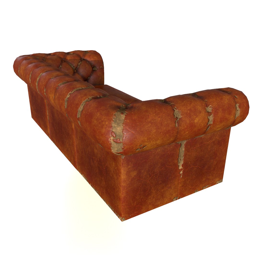 Ready worn leather 3D model - TurboSquid 1393622