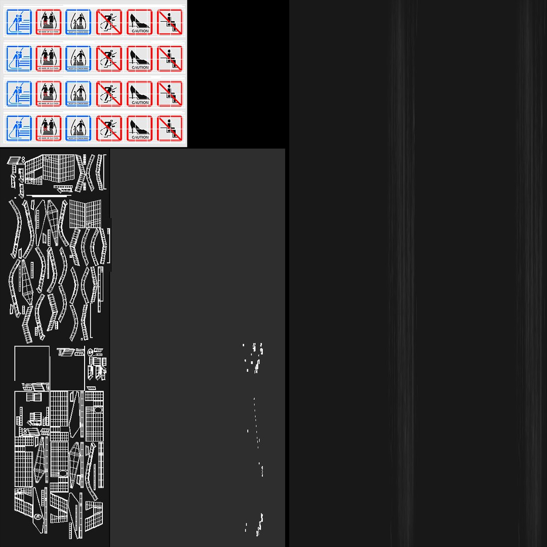 3D Stair Lift Escalator Model - TurboSquid 1271768