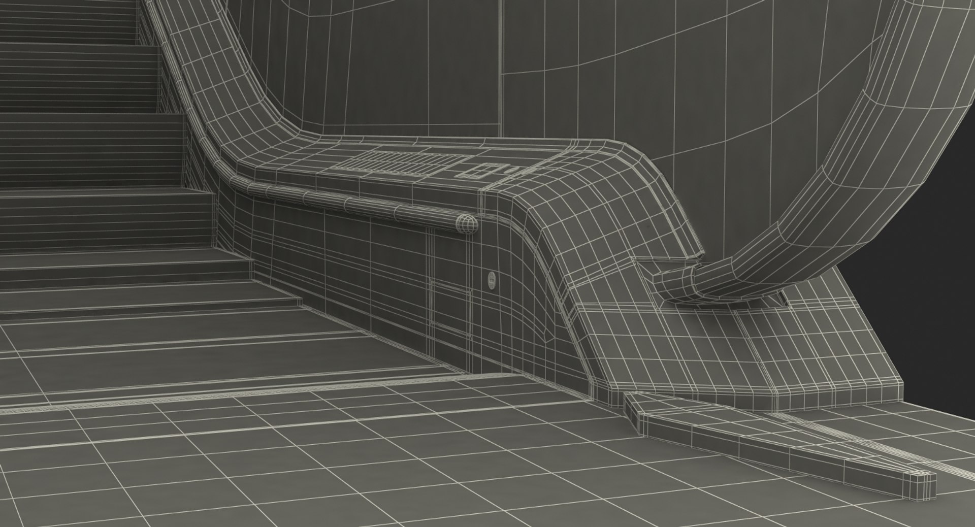 3D Stair Lift Escalator Model - TurboSquid 1271768