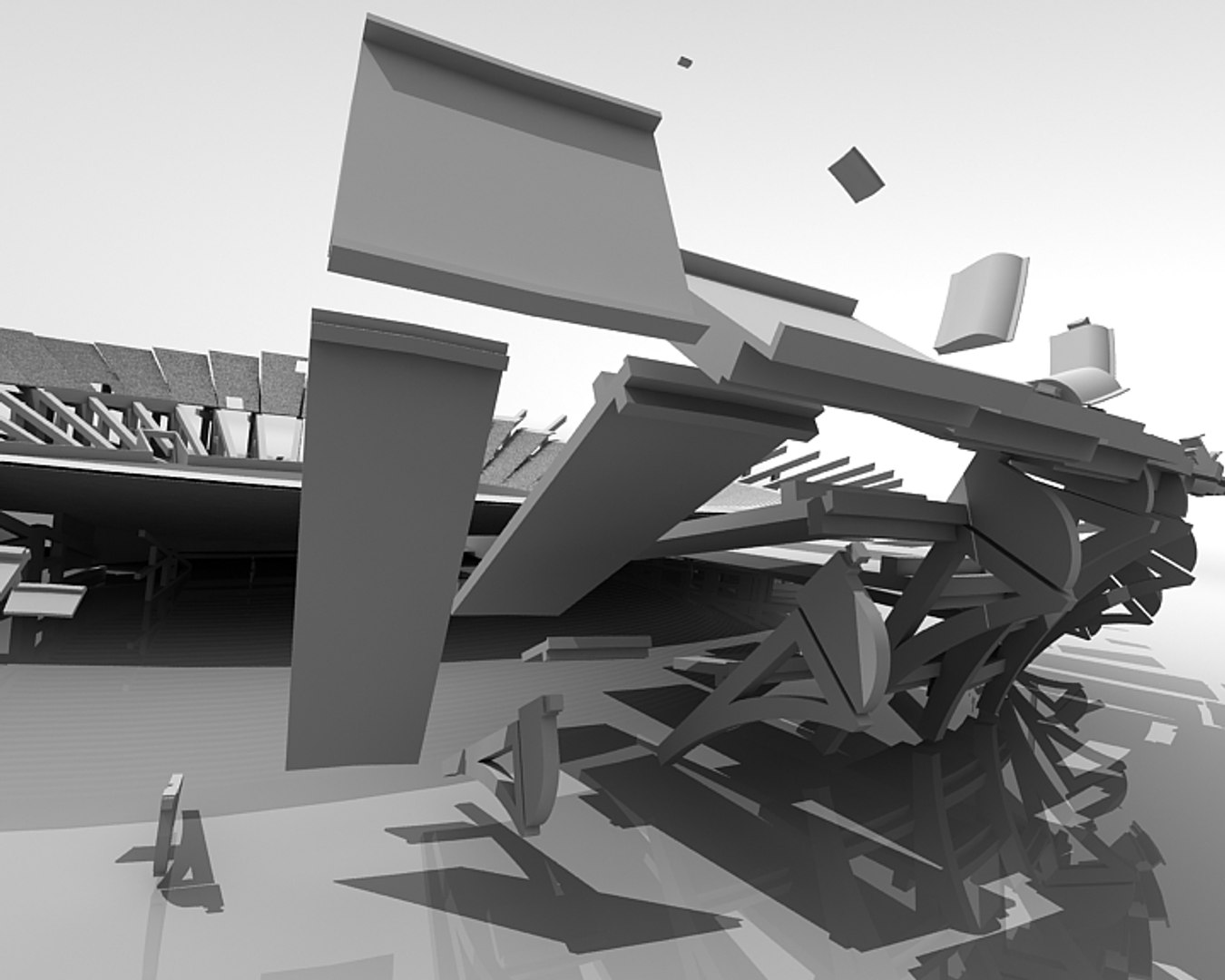 Animation Stadium 3d Model