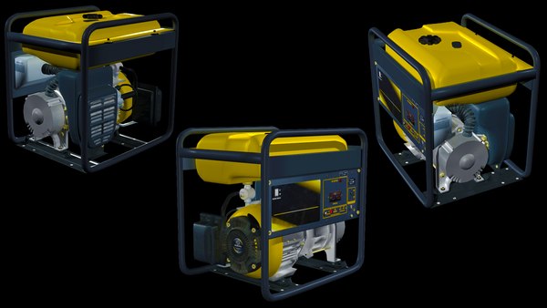 3d portable power generator model